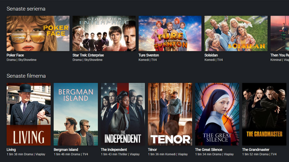 Telenor Stream - streama tv, film, serier, dokumentärer och sport. | Telenor