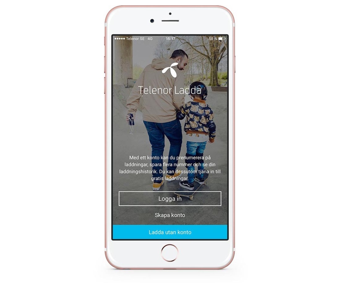 Kontantkort | Ladda kontantkort via app | Telenor Privat