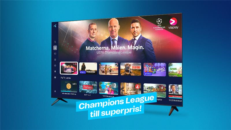 Köp tv-paket från Telenor: Tv Bas för 149 kr/mån