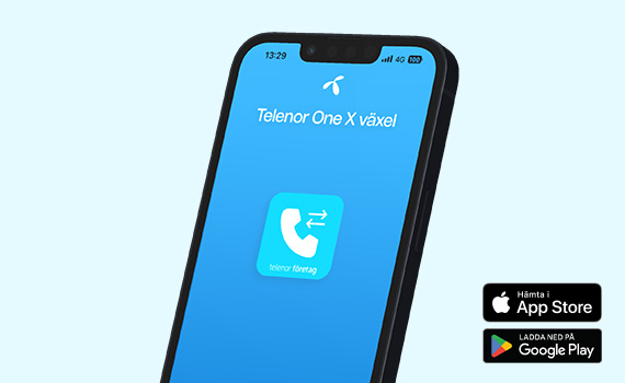 Telenor One X växel - kom igång med mobilappen | Telenor Företag