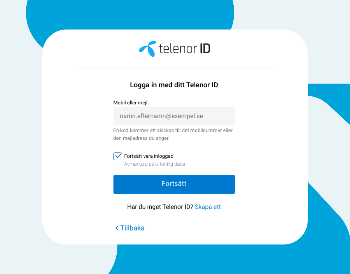 Logga in Mitt Företag | Självbetjäning | Telenor Företag