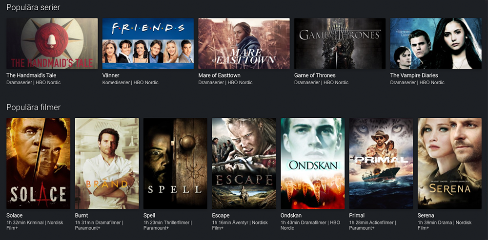 Telenor Stream - streama tv, film, serier, dokumentärer och sport ...